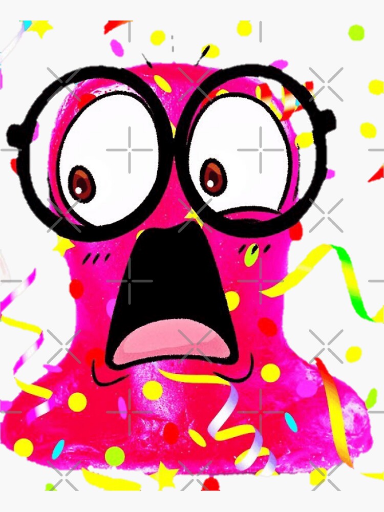 "SLICK SLIME SAM" Sticker for Sale by Laura-Arso | Redbubble