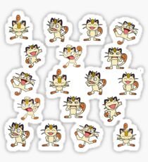 Meowth Stickers | Redbubble