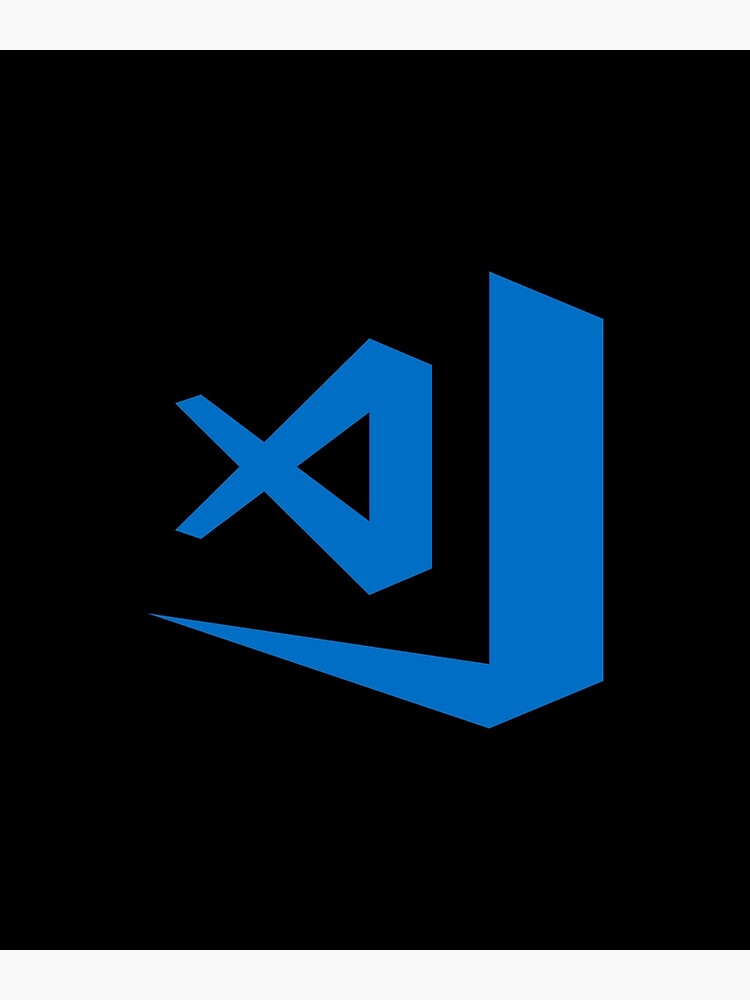 "VS Code Logo" Poster by ClassyGeek1 | Redbubble