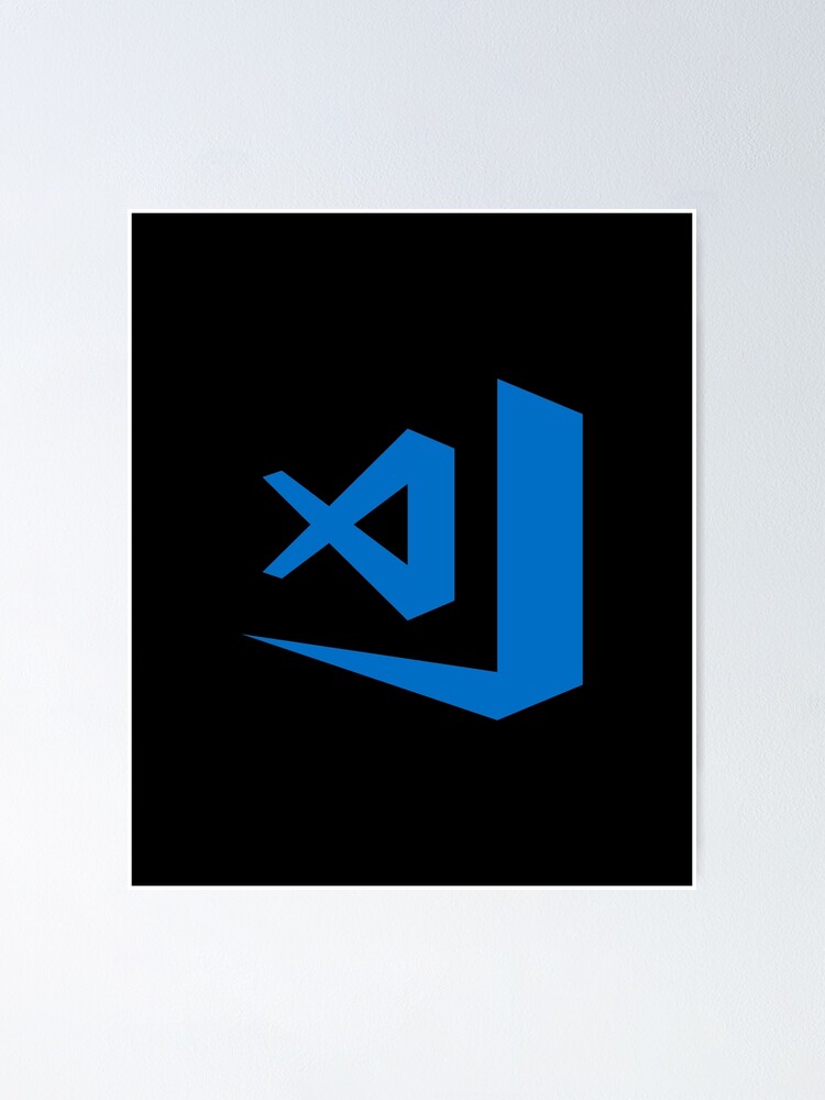"VS Code Logo" Poster by ClassyGeek1 | Redbubble
