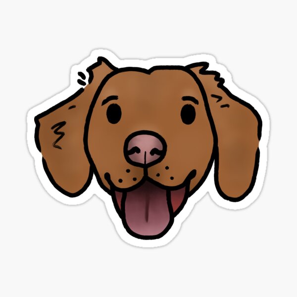 "Red Doggo" Sticker by Shiflettphoto | Redbubble