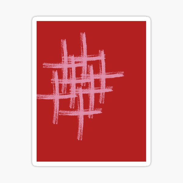 "pink plus sign" Sticker by hayaleen | Redbubble