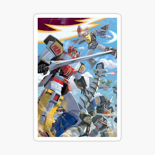 "Megazords" Sticker for Sale by OCR2099 | Redbubble