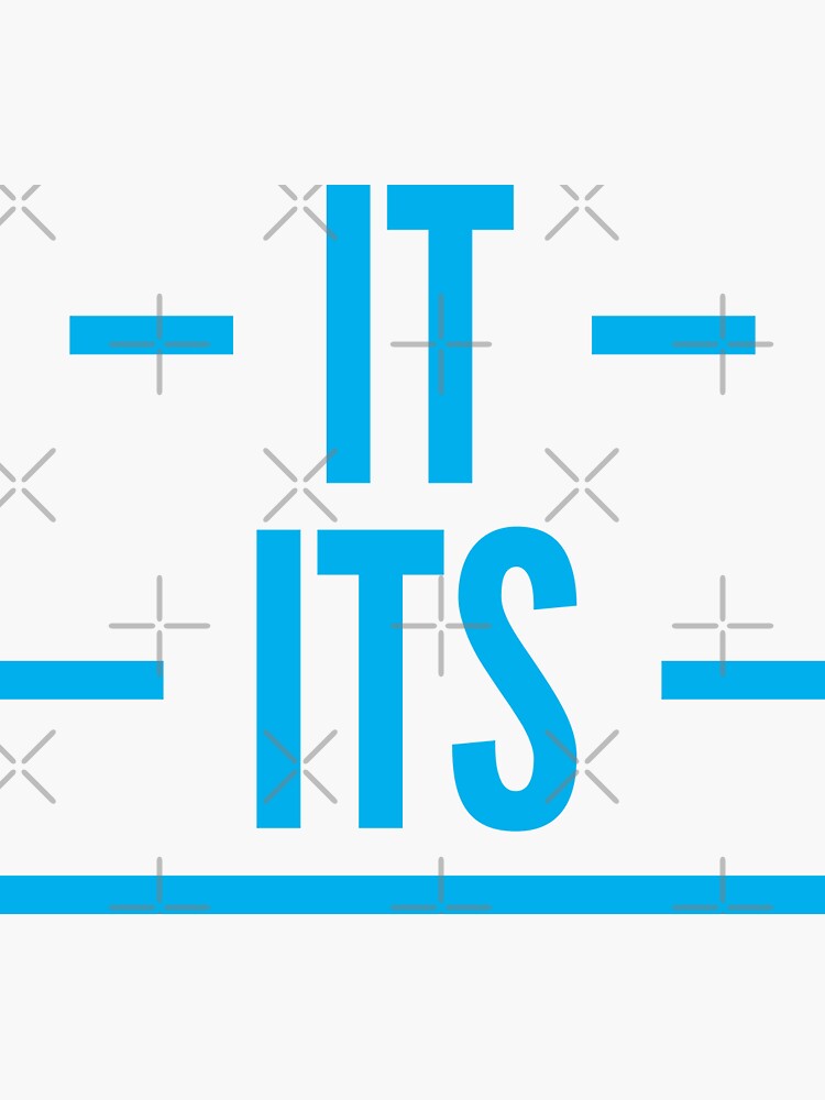 "It/Its Pronouns" Sticker by FireElegy | Redbubble