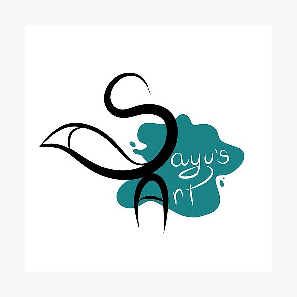 "Sayu's Art Logo" Photographic Print by SayusArt | Redbubble