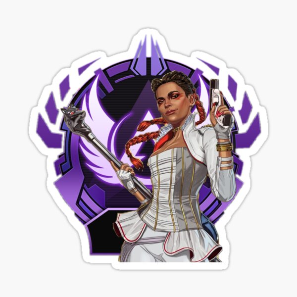 "Loba with master logo (apex legends)" Sticker for Sale by Michii2310 ...