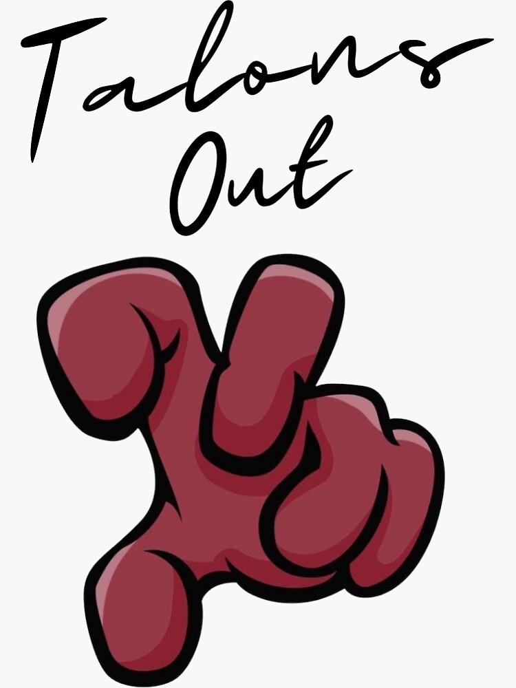 "Talons Out | Warhawks" Sticker by sammy-duncan | Redbubble