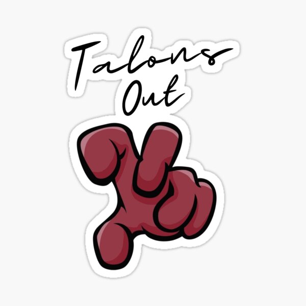 "Talons Out | Warhawks" Sticker by sammy-duncan | Redbubble