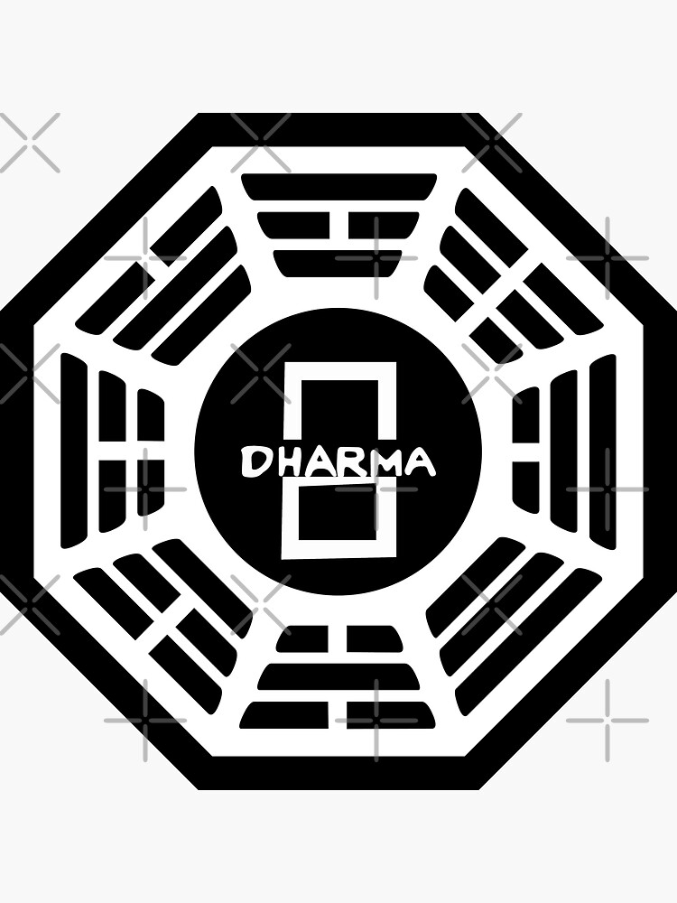 "Lost - Dharma Initiative - The Door" Sticker for Sale by john-ki ...