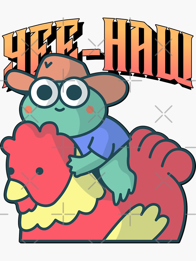 "Cow Frog" Sticker for Sale by Neggan | Redbubble