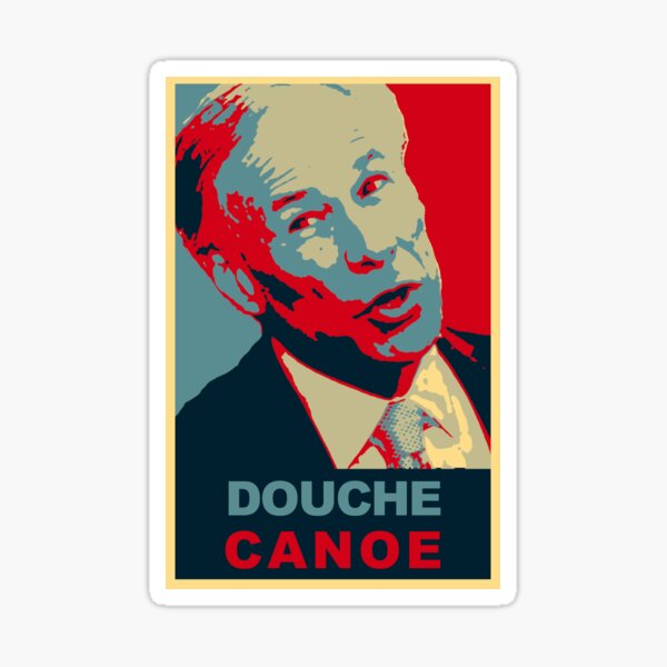 "Greg Abbott: DOUCHE CANOE (Hope Colors)" Sticker for Sale by ...