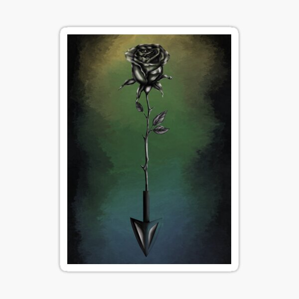 "Rose Arrow" Sticker by BellaMargaux | Redbubble