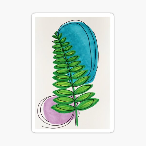 "Big Leaf" Sticker by bizwheat | Redbubble