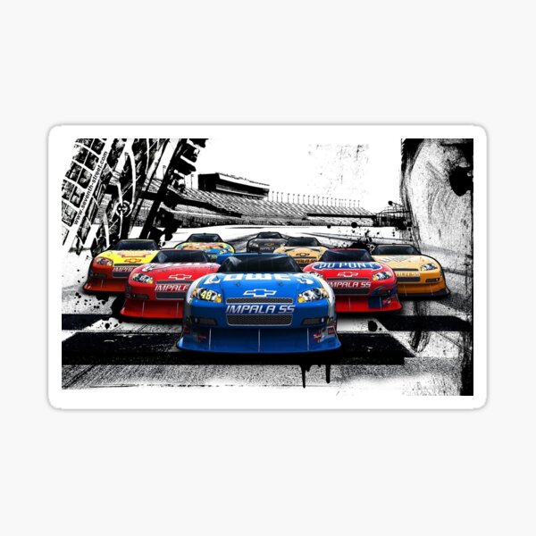 "Color Car Nas-Car Blue " Sticker for Sale by JokeyStore | Redbubble