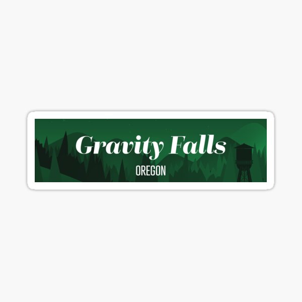 "Gravity Falls Bumper Sticker" Sticker for Sale by BronzeRabbit | Redbubble