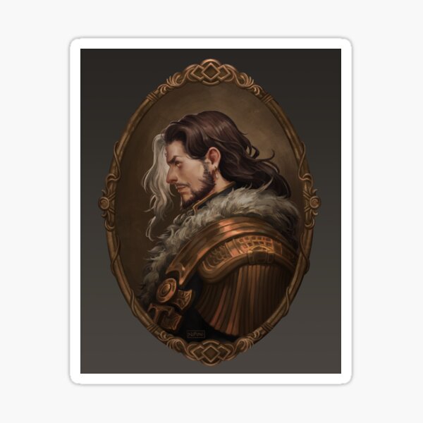"Portrait of the Emperor" Sticker for Sale by nipuni | Redbubble