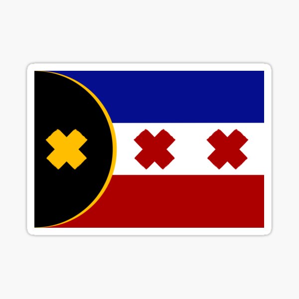 "L'Manburg Flag Dream SMP" Sticker for Sale by MaehemDesigns | Redbubble