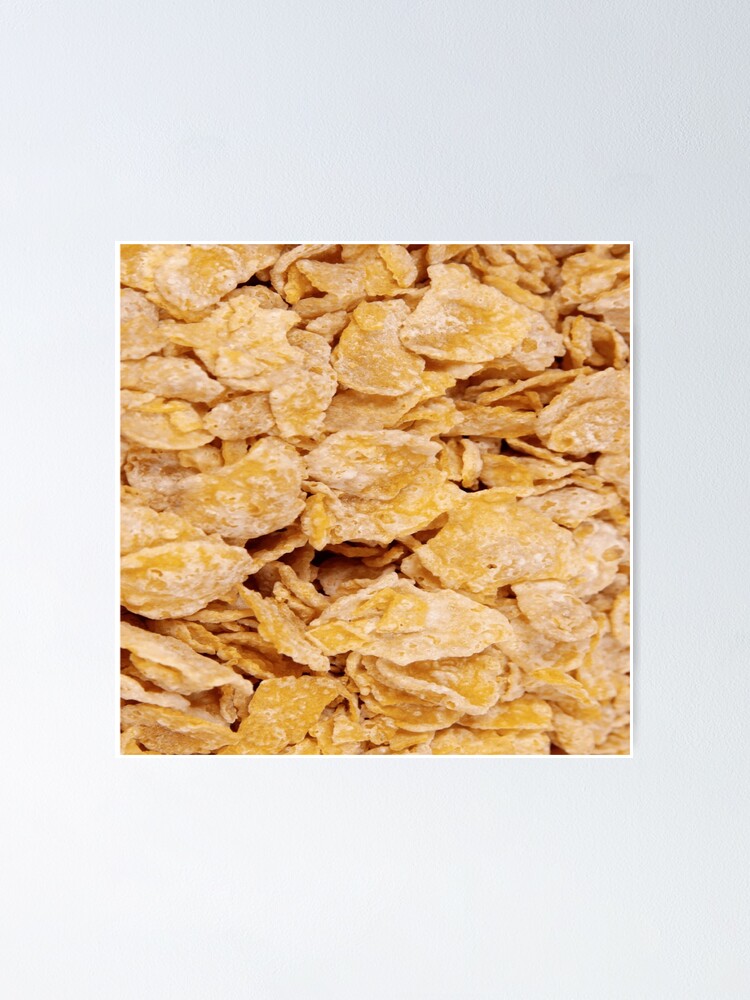 "Corn Flakes" Poster for Sale by WinkyDoodle | Redbubble