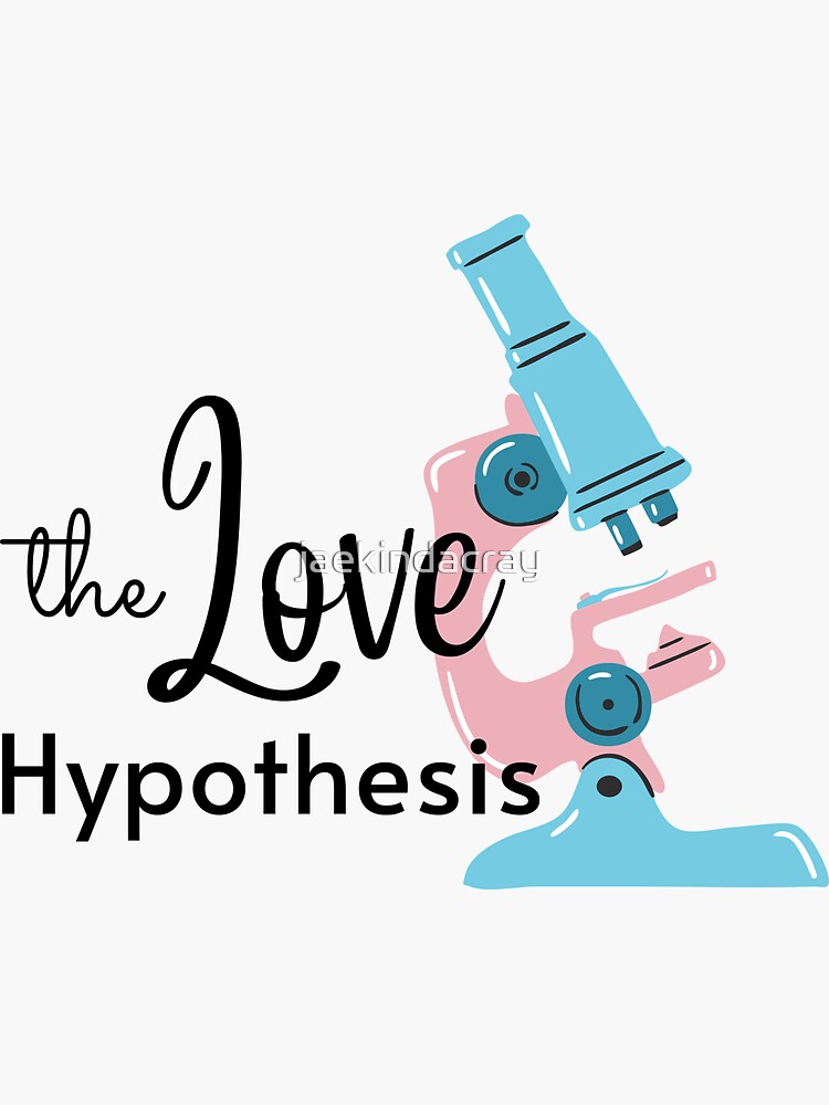 "The Love Hypothesis Book" Sticker for Sale by jaekindacray | Redbubble