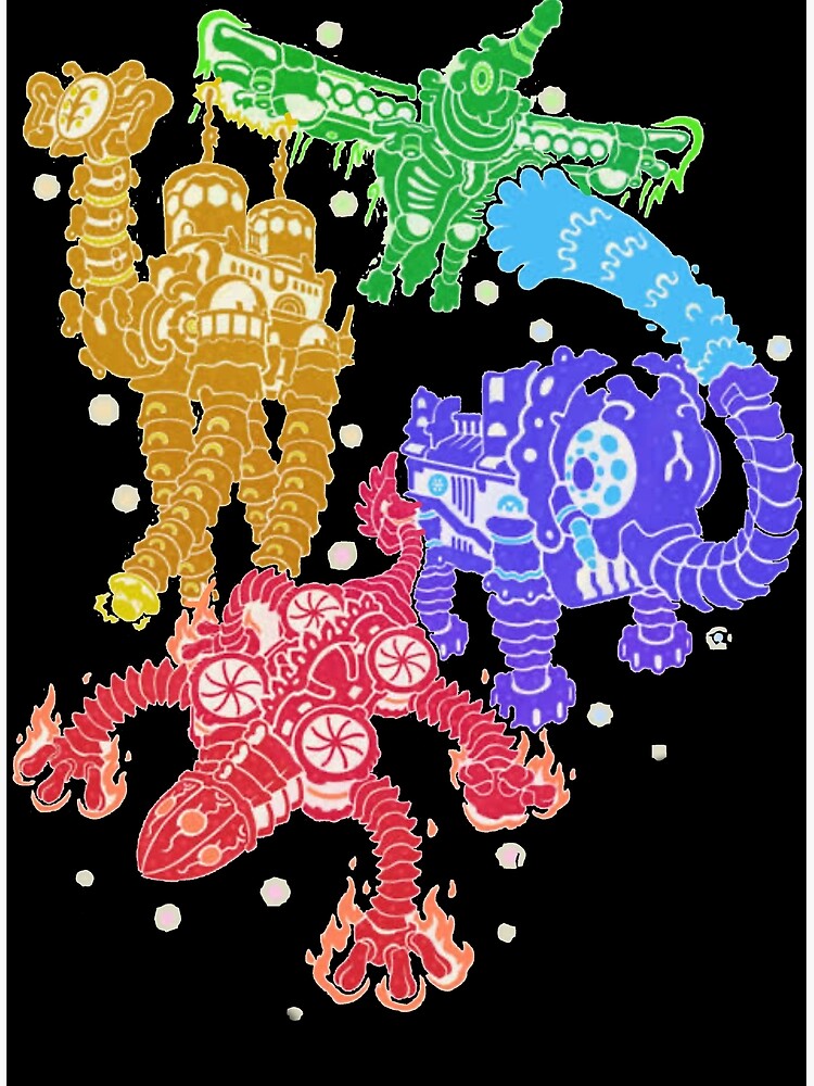 "Divine Beasts" Poster for Sale by Inkrebel | Redbubble