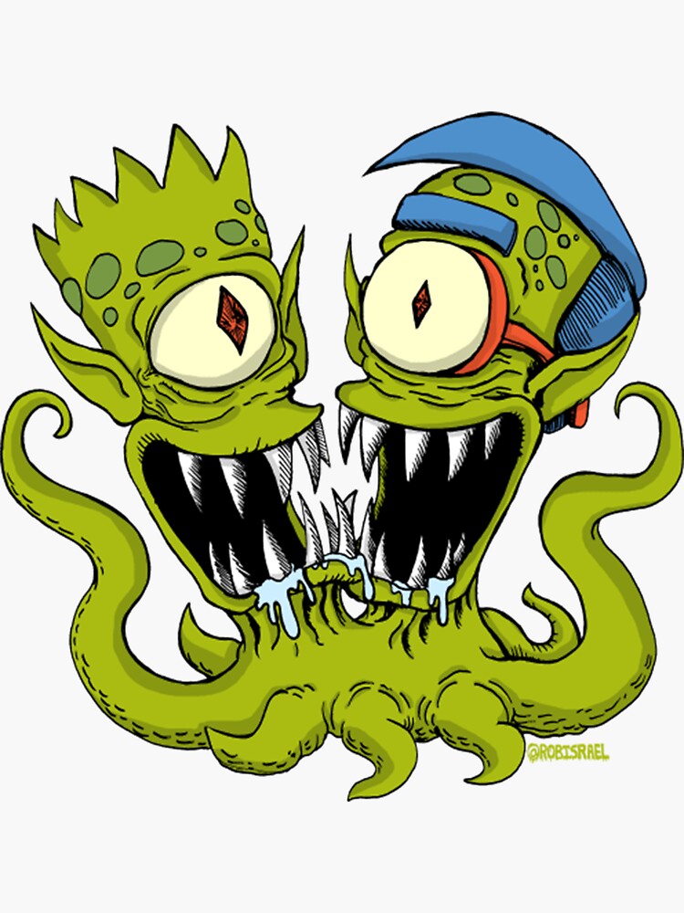 "Alien boys " Sticker by XephArtcute | Redbubble