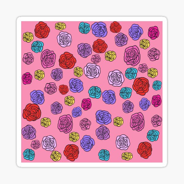 "Color me Rose" Sticker by Alike44 | Redbubble