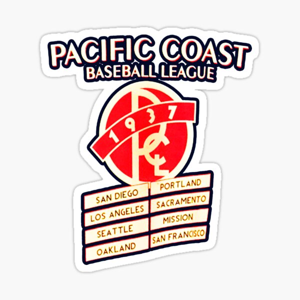 "PACIFC COAST LEAGUE BASEBALL " Sticker for Sale by CityWitty | Redbubble