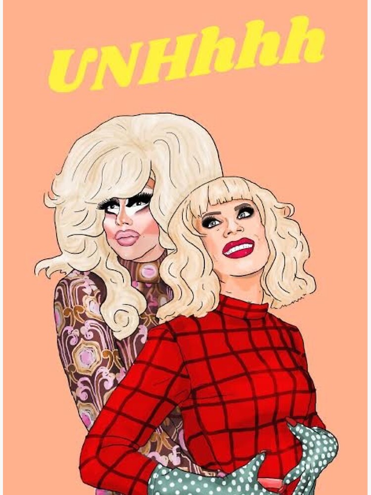 "Trixie and Katya" Poster for Sale by Inkrebel | Redbubble