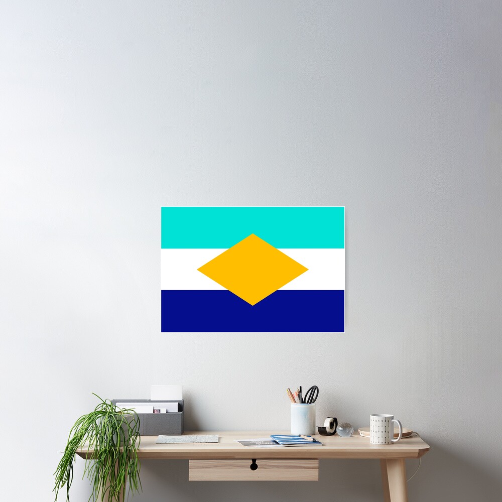 "Snowchester Flag Dream SMP" Poster for Sale by MaehemDesigns | Redbubble