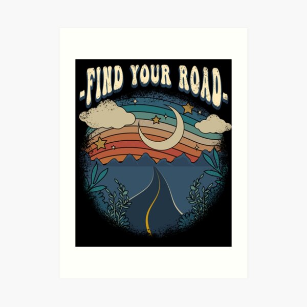 "Find Your Road T-ShirtFind Your Road Van life Nomad Road Trip Travel ...