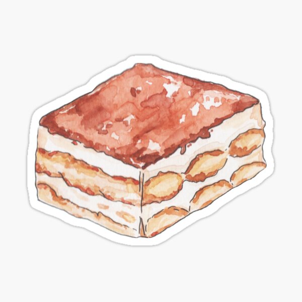 "Tiramisu" Sticker for Sale by lovebread | Redbubble