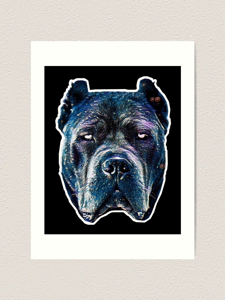 "Cane Corso Dog Face " Art Print for Sale by Gerrrysalut | Redbubble