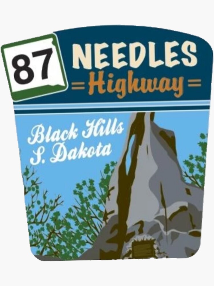 "Needles Highway " Sticker for Sale by grenda12 | Redbubble