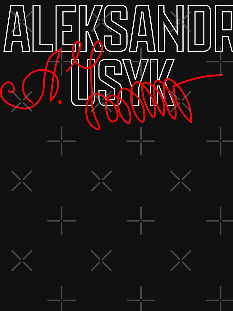 "Oleksandr Usyk Signature" T-shirt for Sale by trendrepublic ...
