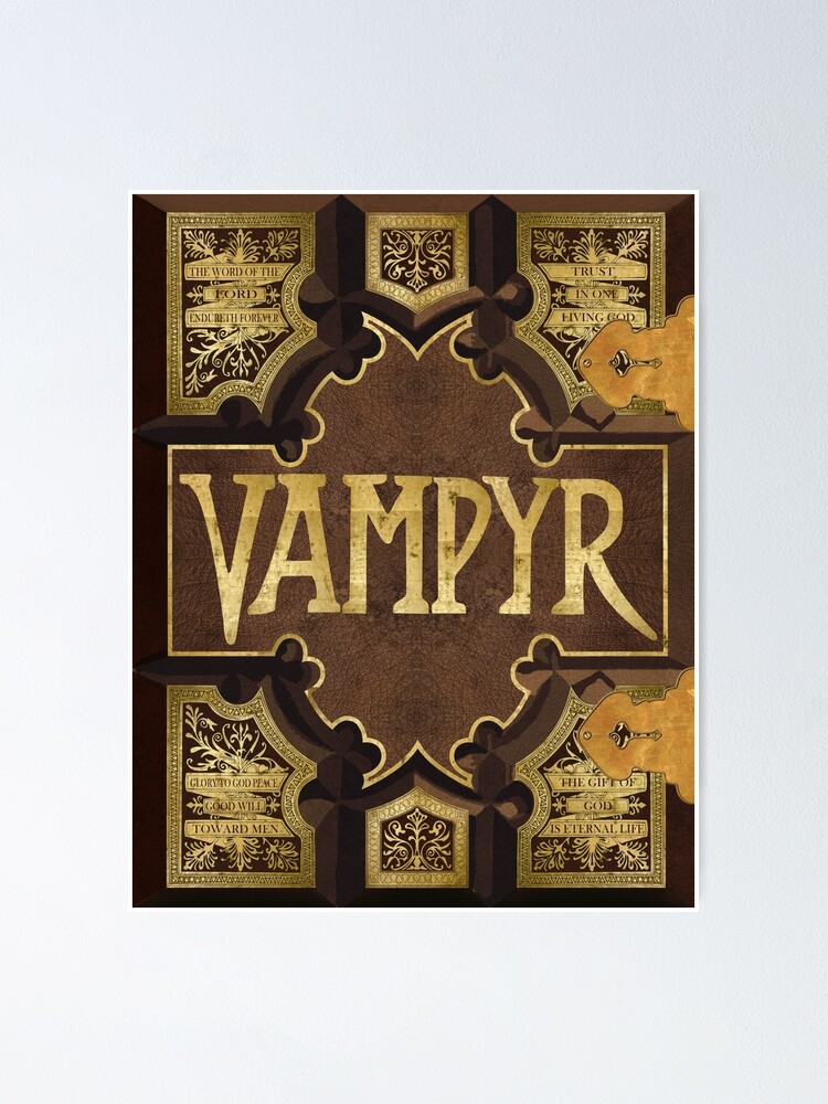 "Vampyr Book" Poster for Sale by BovaArt | Redbubble