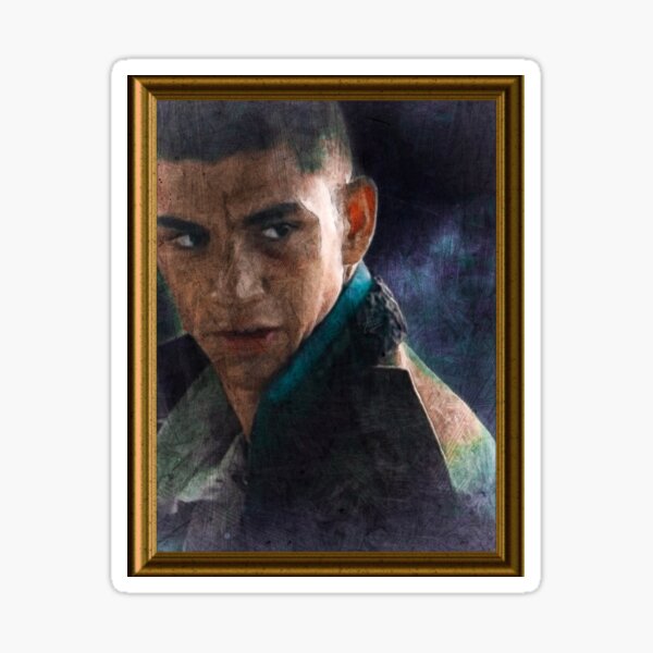 "MAL PORTRAIT" Sticker for Sale by BrightPhantoms | Redbubble