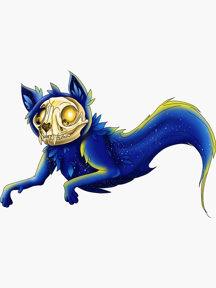 "Spooky Space Cat (no background)" Sticker for Sale by kaseyfacelynn ...