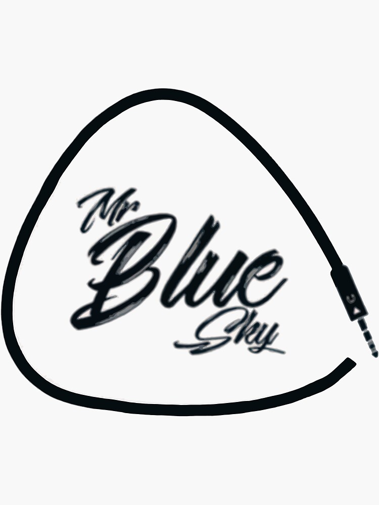 "Inspired By Electric Light Orchestra ELO Mr Blue" Sticker for Sale by ...