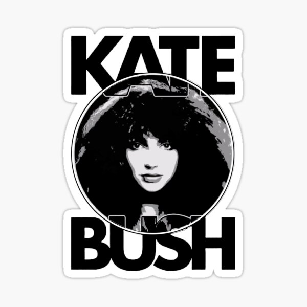 "Inspired By Kate Bush Face English Art Rock Pop" Sticker by SamaulMani ...