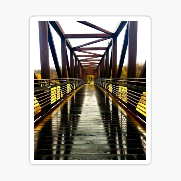 "Bridging the gaps " Sticker for Sale by Alike44 | Redbubble