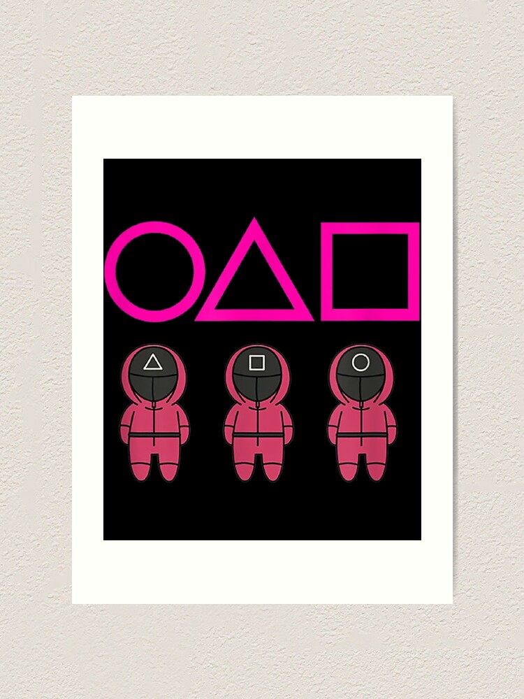 " Squid Game Symbol" Art Print for Sale by OlafKnights | Redbubble