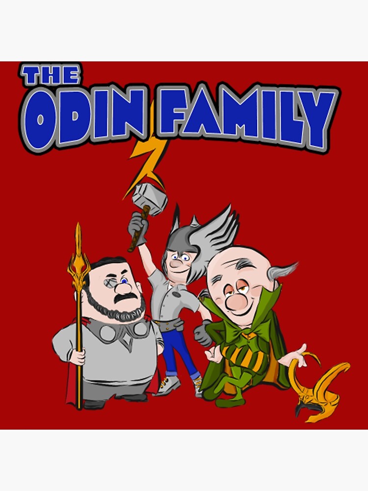 "The Odin Family " Poster for Sale by Cheval2door | Redbubble