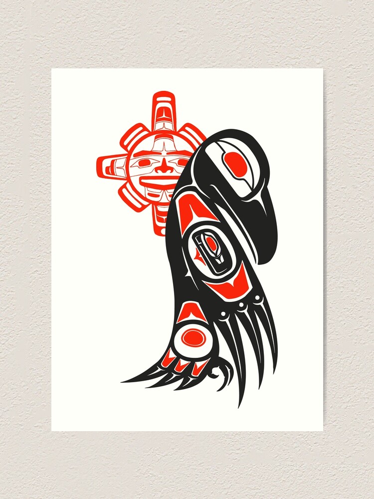 "Haida Tlingit Native" Art Print for Sale by Berselalau | Redbubble