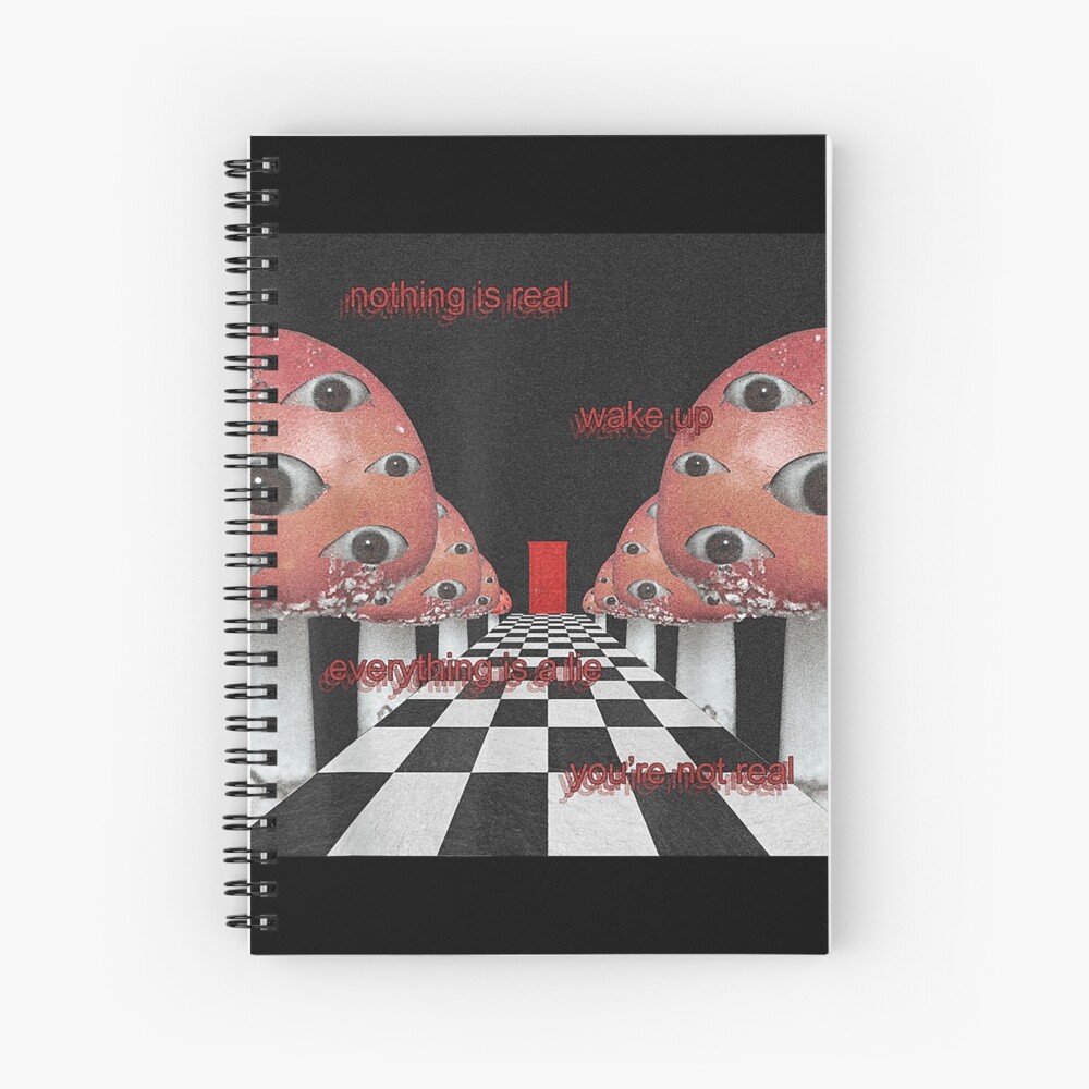 "Weirdcore Aesthetic Mushroom Eyes Strangecore Traumacore" Spiral ...