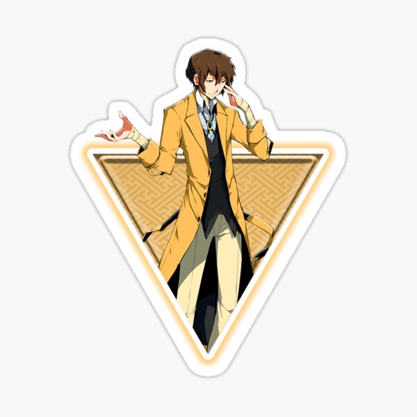 "OSAMU DAZAI" Sticker for Sale by TRIANGLEDOWN | Redbubble