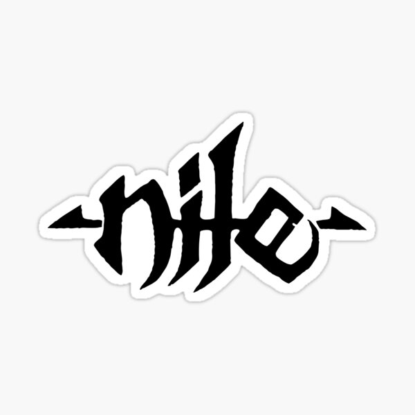 "nile" Sticker for Sale by Zimmalds | Redbubble