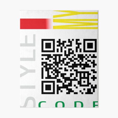 "QR Code Design" Art Board Print for Sale by TRENDFIELD | Redbubble