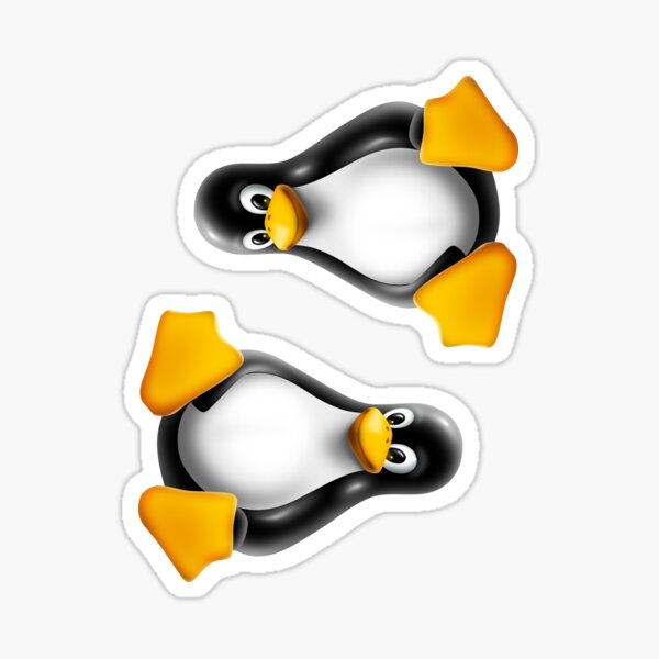 "Linux Tux" Sticker by ponda | Redbubble
