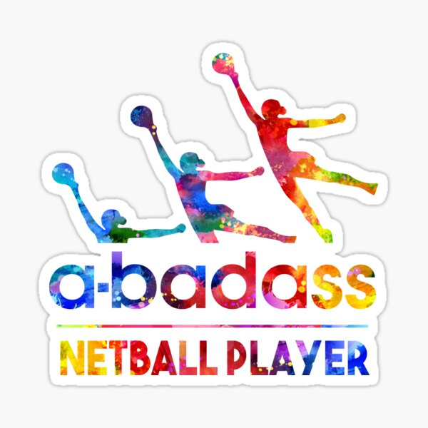 "Netball Player Ab Watercolor " Sticker for Sale by Landesign | Redbubble