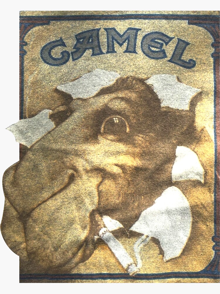 "80s Camel Cigarettes Clasic Vintage Joe Camel" Sticker for Sale by ...